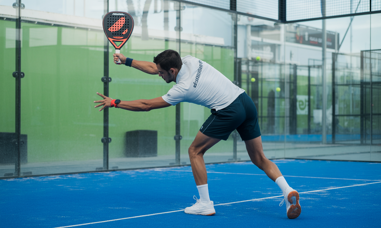 Par 4 padel : explication d’un smash de pro