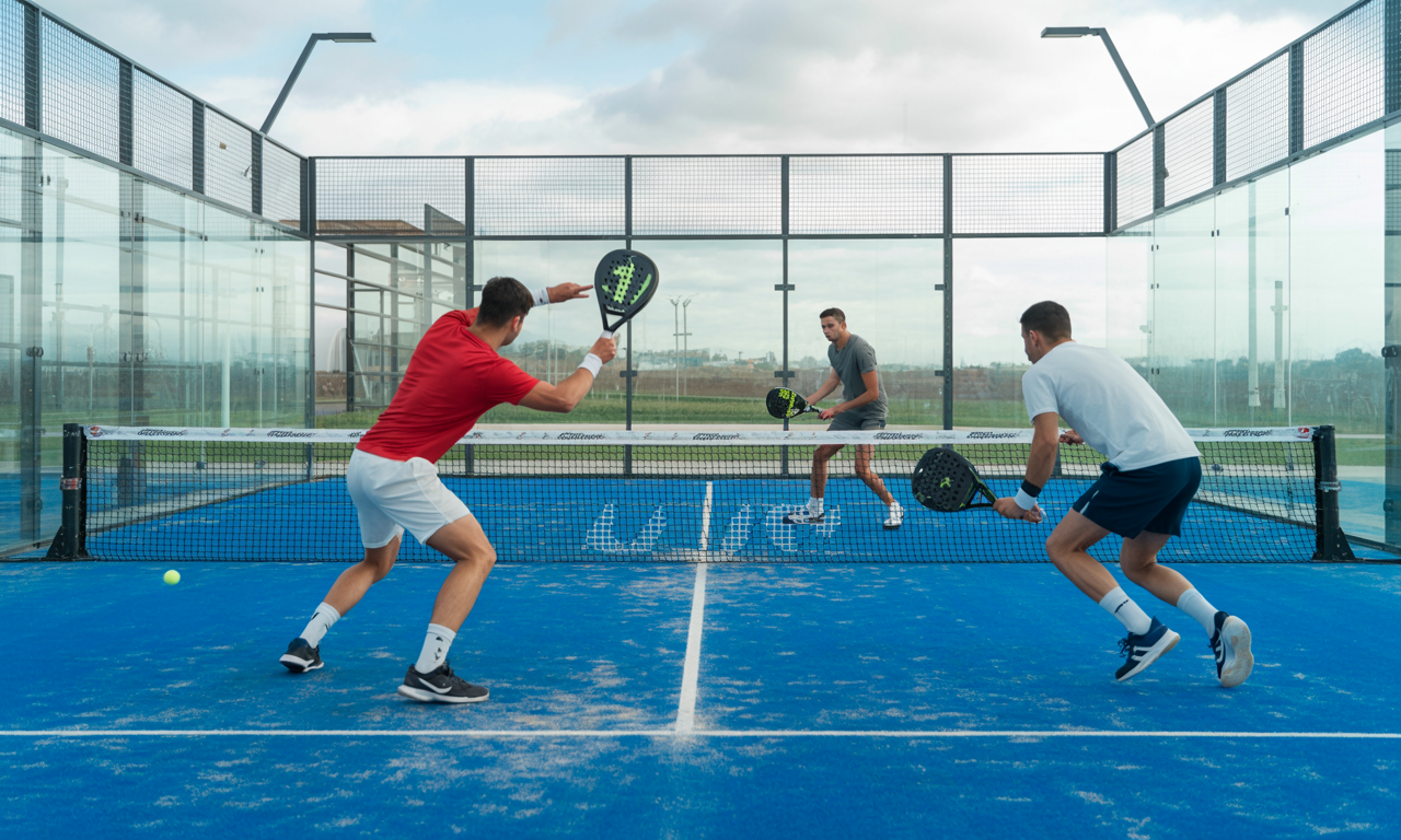 Par 4 padel : explication d’un smash de pro